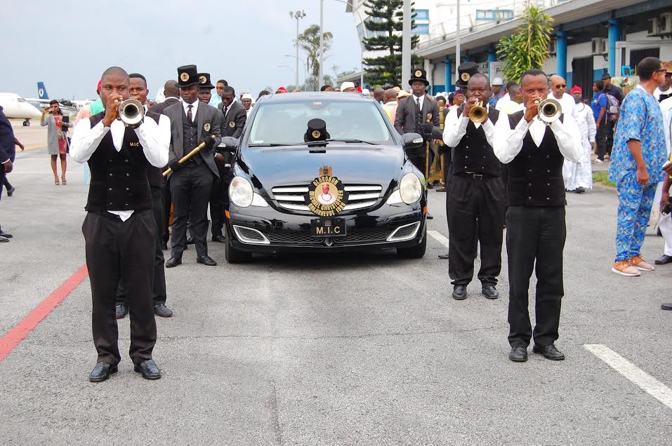 Photos: The body of late Patriarch of the Ibru family, Olorogun Michael ...