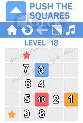Push The Squares Level 18 ~ Doors Geek