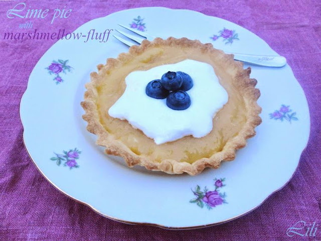 Alle kleuren van de wereld: Limoentaart met marshmellow-fluff (USA)