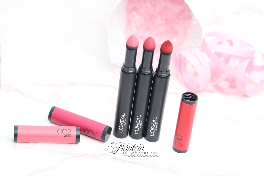 L'Oréal Indefectible Matt Lippen-Puder-Stift | Review inkl. Swatches ...