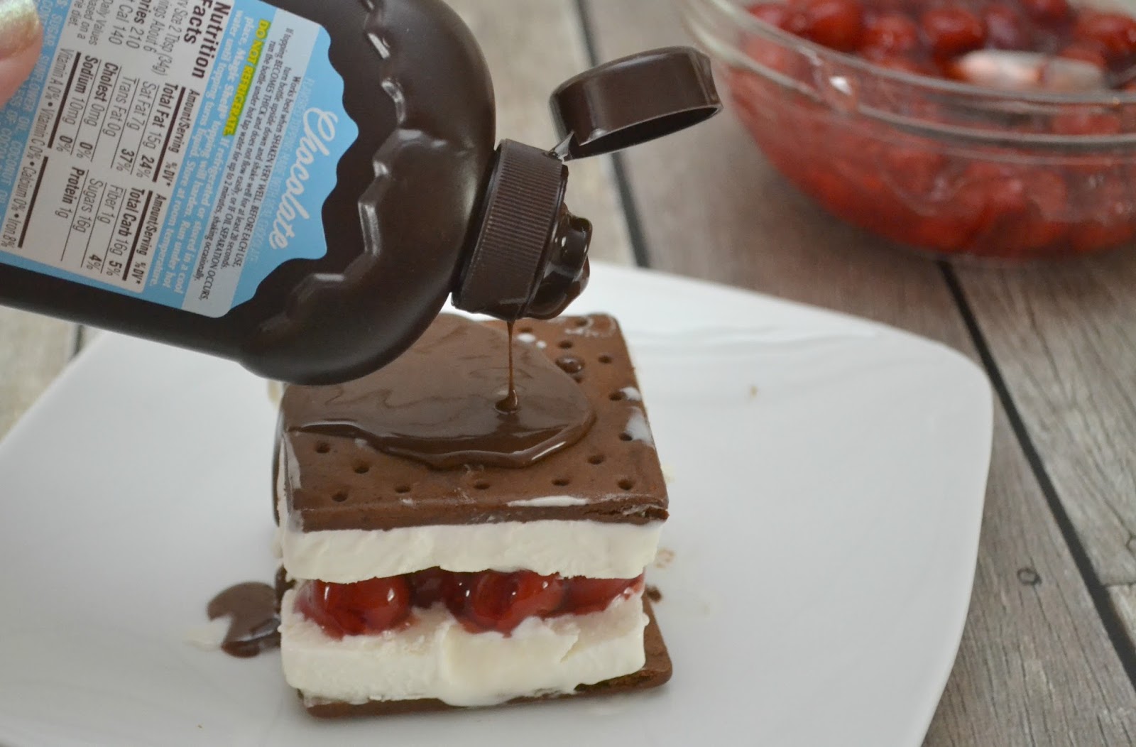 Chocolate Covered Cherry FatBoy Ice Cream Sandwiches - Building Our Story