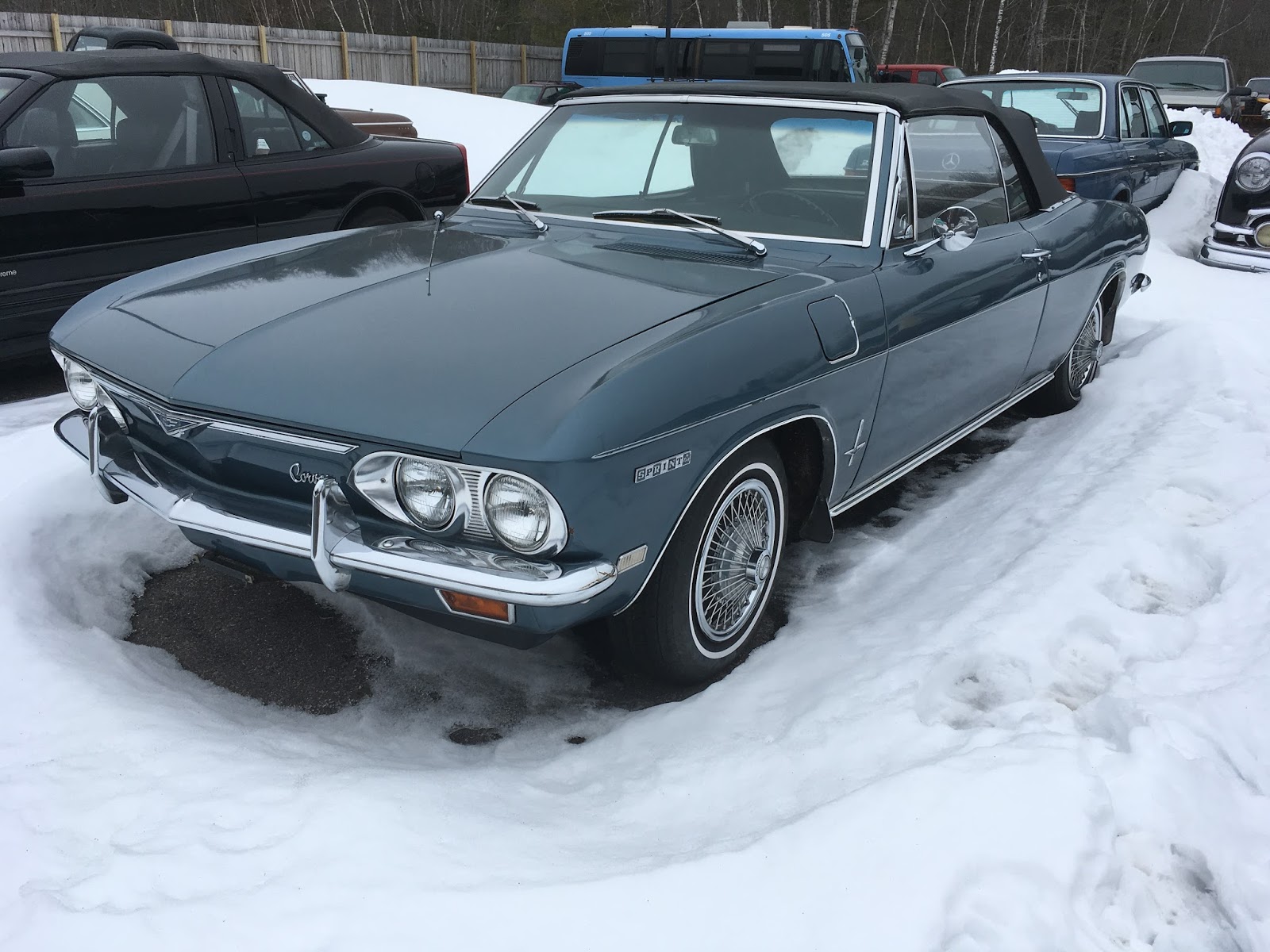 autoliterate: Snow Mobiles: a Fitch modified Corvair Sprint (for sale)