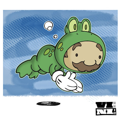 Gaveta de Projetos: Ilustra: Super Mario Frog