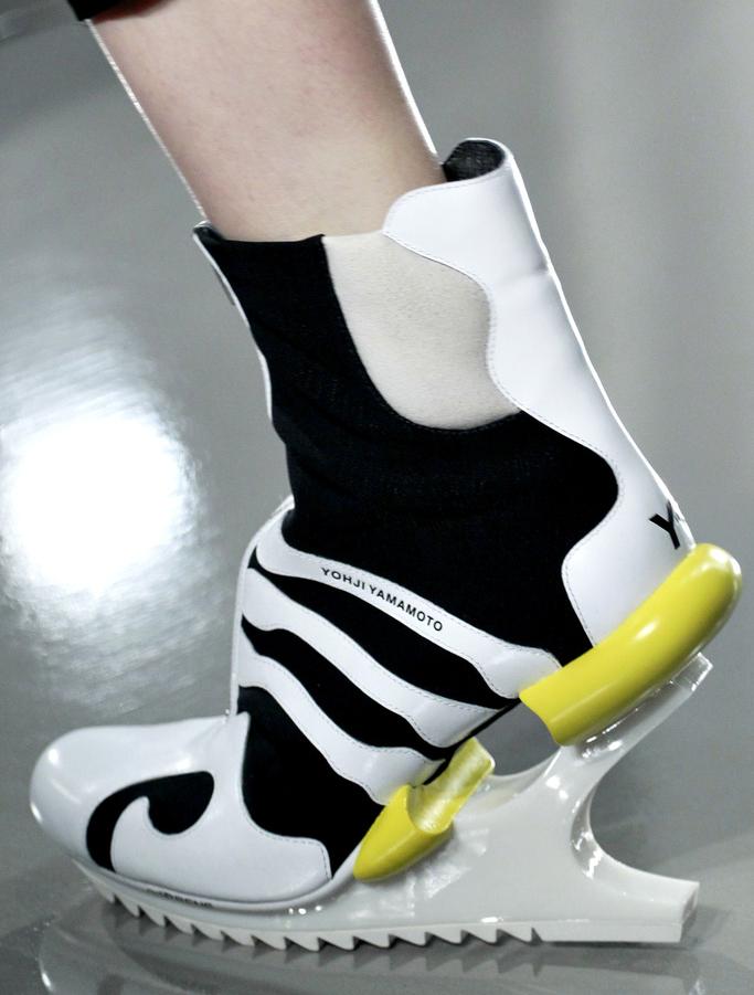 Fashion & Lifestyle: Details: Y-3 Shoes Spring 2012 Womenswear