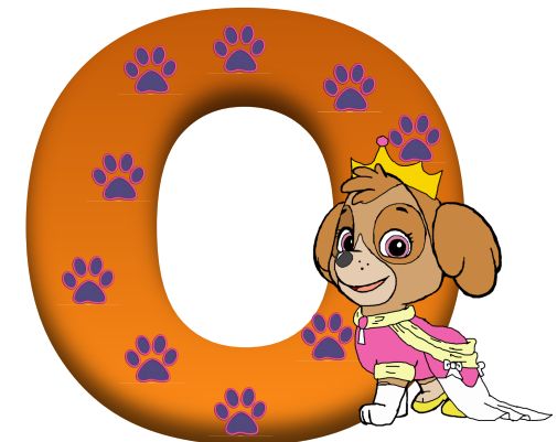 MANUALIDADES: Abecedario de Paw Patrol