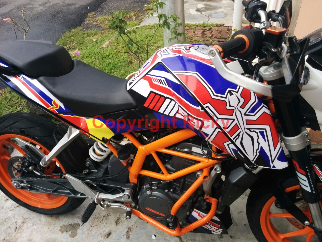 KTM Duke Custom Decals Graphics: New Custom Design Graphics KTM Duke ...