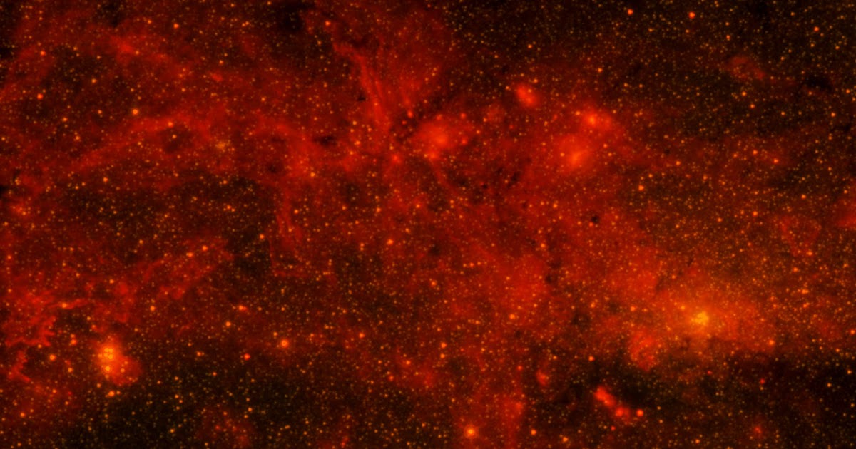 Center of the Milky Way Galaxy in the Infrared | Earth Blog