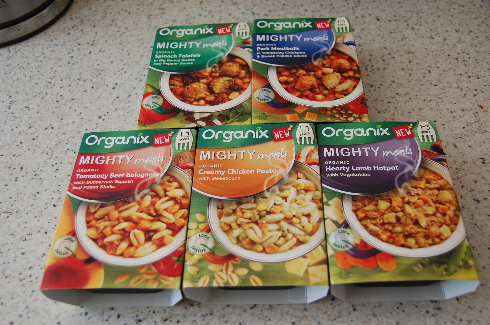 Organix Mighty Meals - My Three and Me