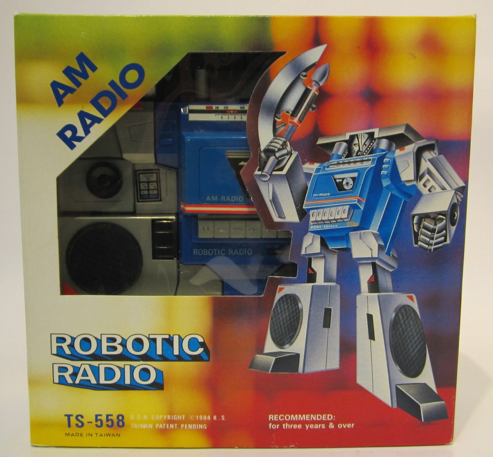 A Transformers Blog - My Life In Collecting: Robotic Radio TS-558 MIB