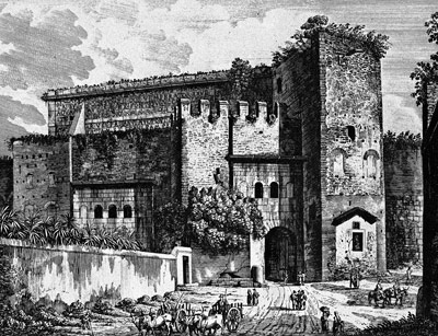 romanoimpero.com: PORTA PRAENESTINA-LABICANA (Porte Aureliane)