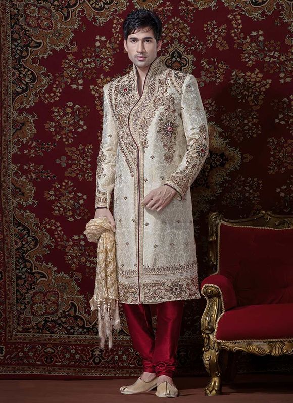 MEHANDI DESIGNS WORLD: Traditional Indian Sherwani Designs For 2013