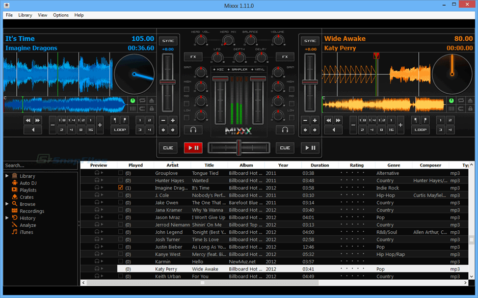 Mixxx - Virtual DJ Alternative Software