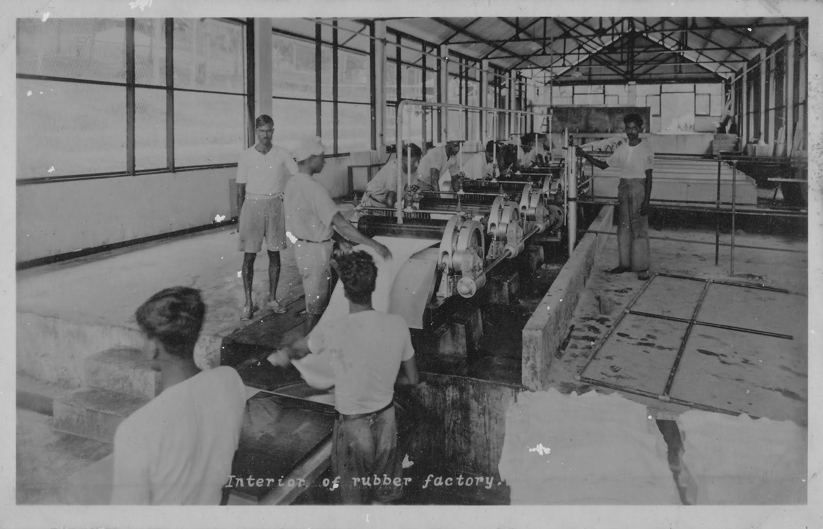 Tamil Treasure: Rubber Factory Workers!!!