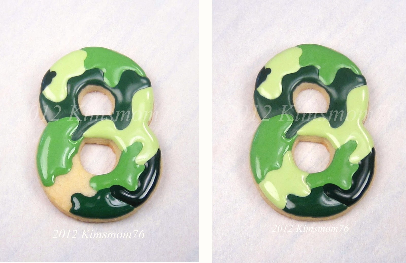 Kimsmom76: Camouflage Cookies - Tutorial