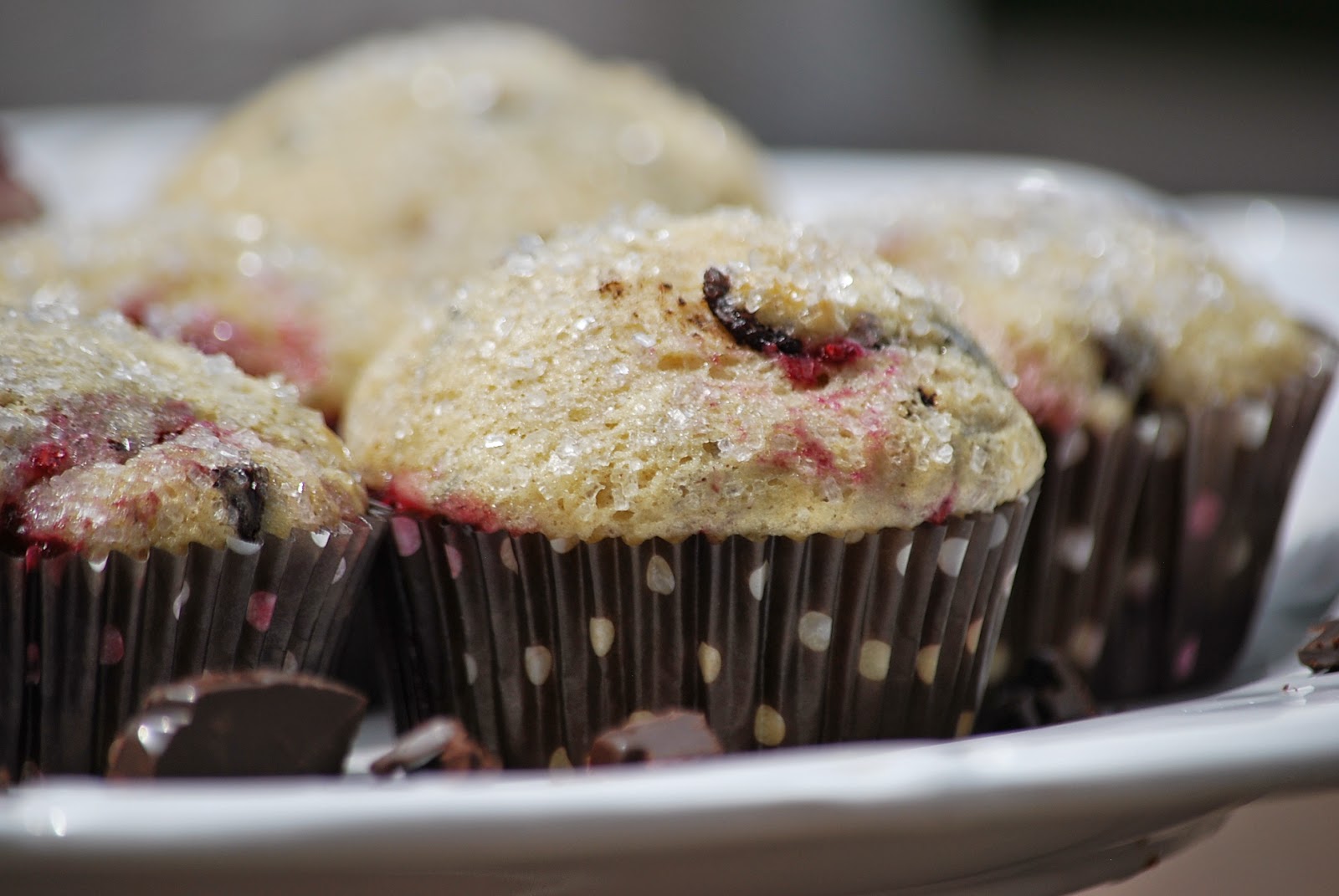 My story in recipes: Dark Chocolate Raspberry Muffin