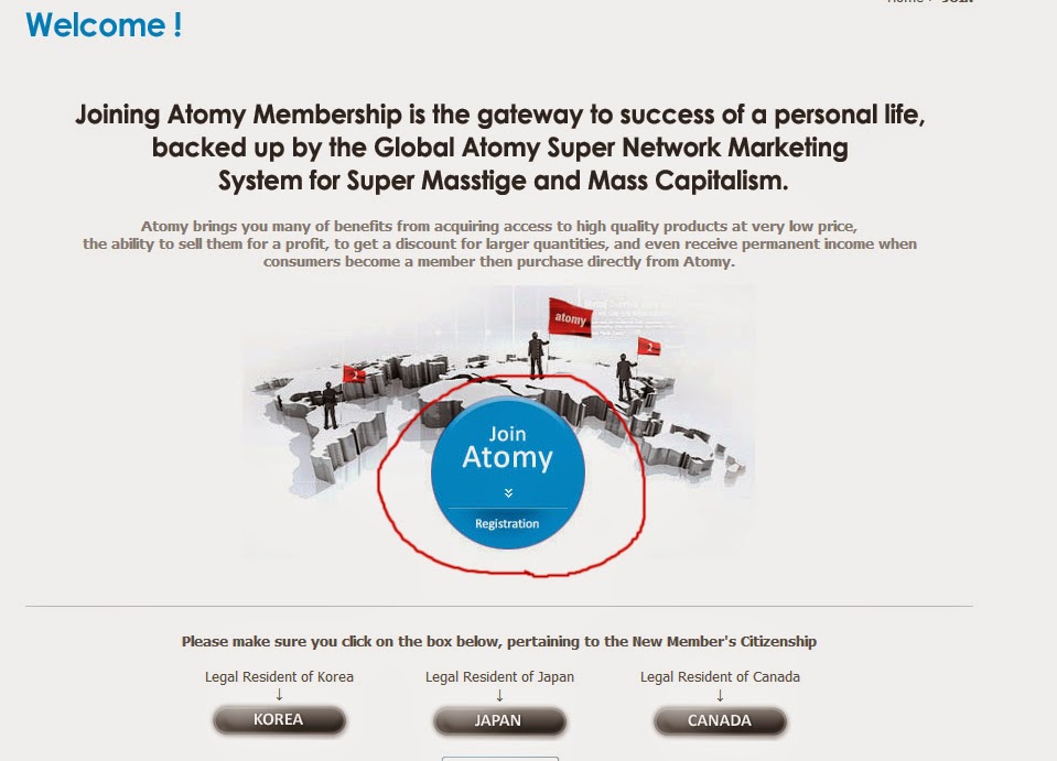 Jessie market : How to Join Atomy?