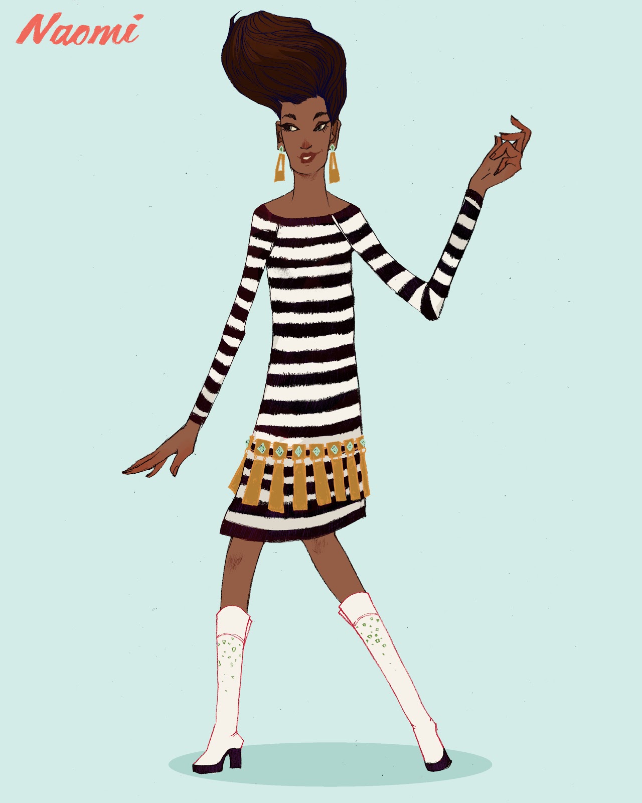 Kate Radomski Illustration: Rita and the Rhinestones