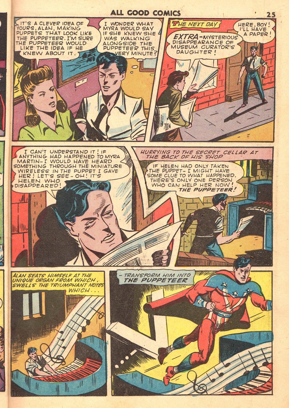 Four-Color Shadows: The Puppeteer-All Good Comics-1944