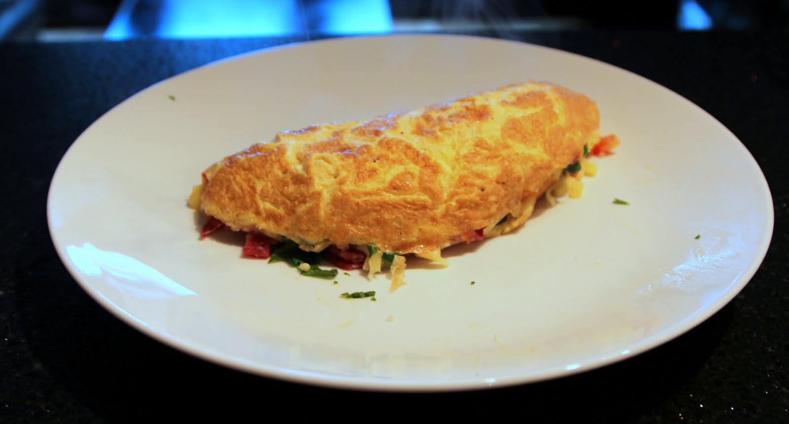 Bubbles n Squeaks: Country Omelette with Gypsy Ham