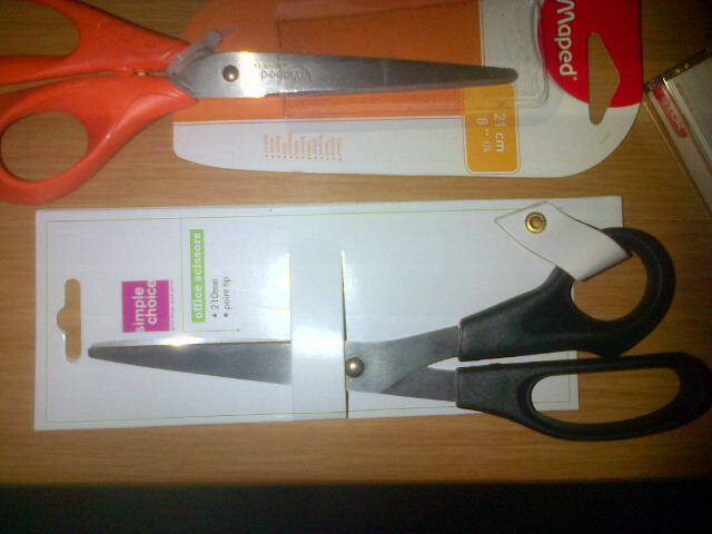 superstition is all we have left: scissors