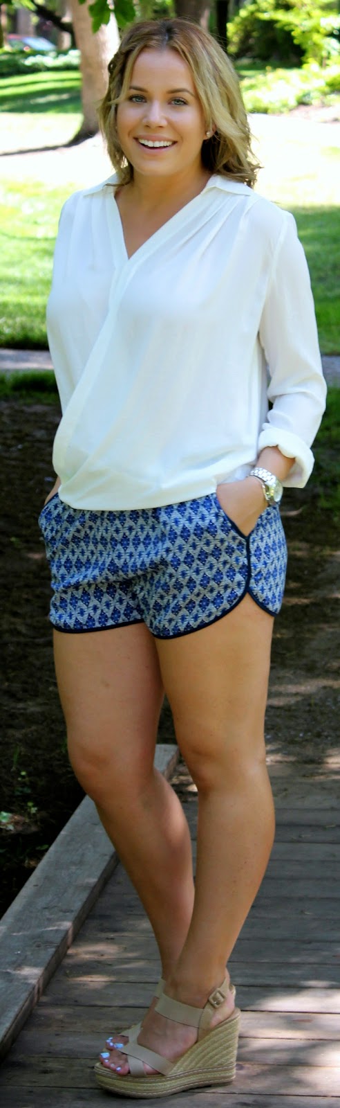 same chic new day: a stunning spin on your summer shorts