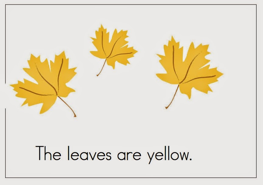 Joyful Learning In KC: I like Fall Leaves Book