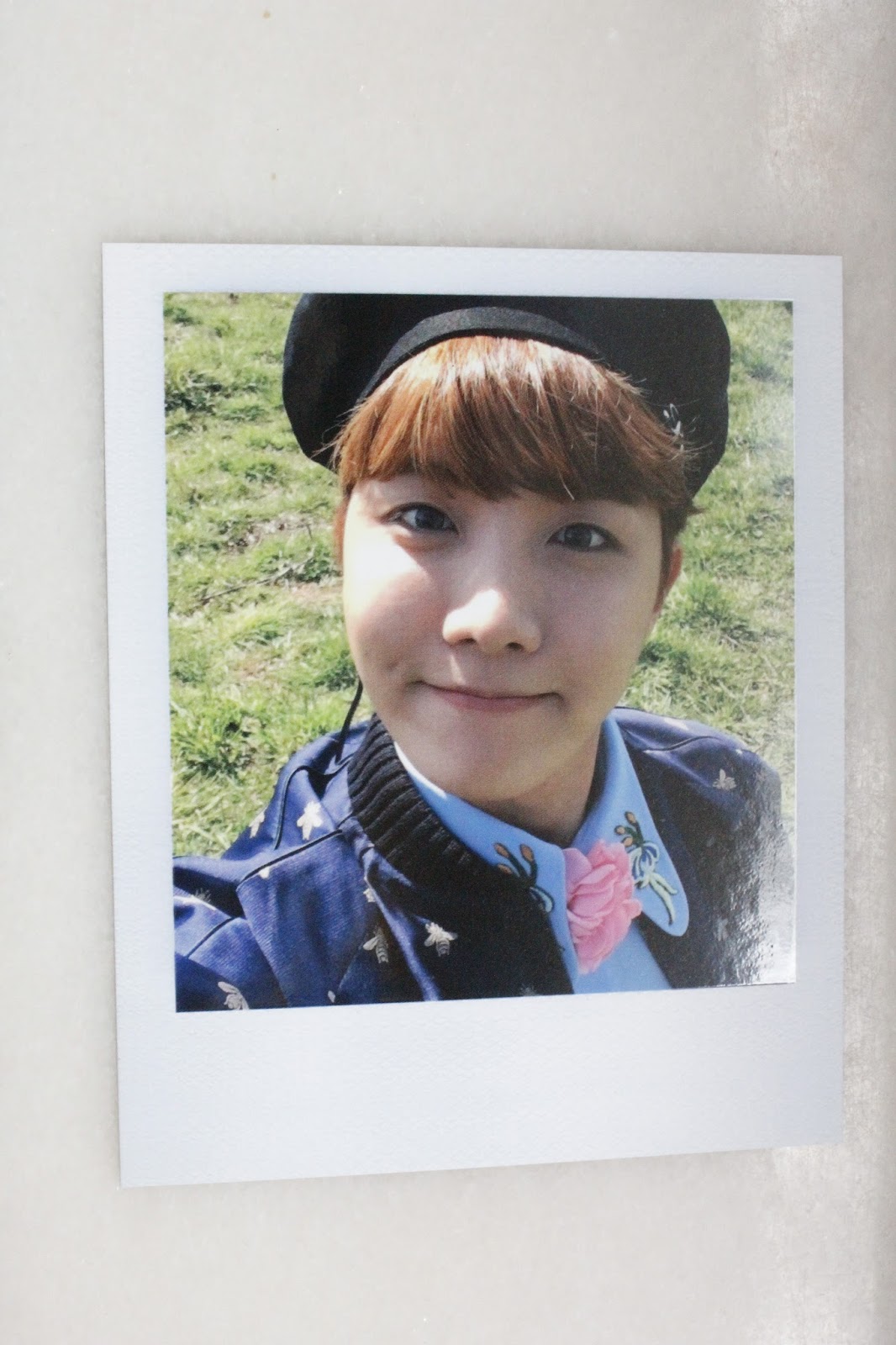 kpop scans: J-Hope ( BTS ) - Young Forever photocard + autograph