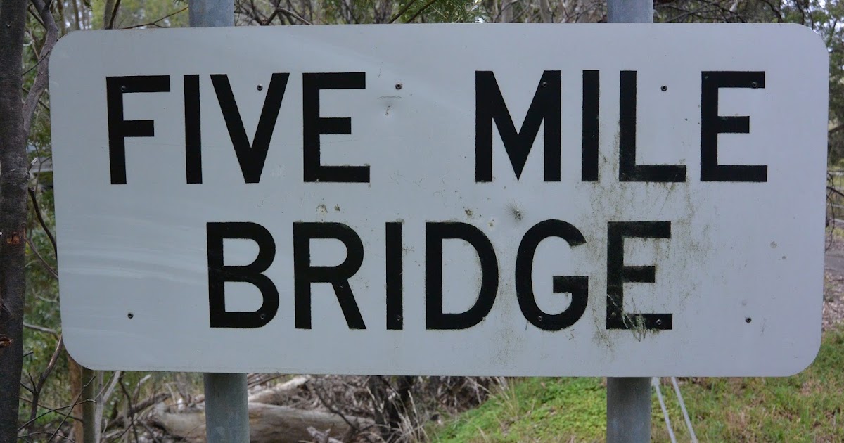 Barwon Blog: Branching out - the Old Five Mile Bridge