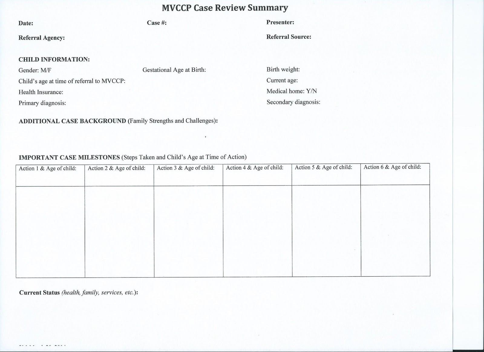 Kern County Medically Vulnerable Care Coordination Project: MVCCP Case ...