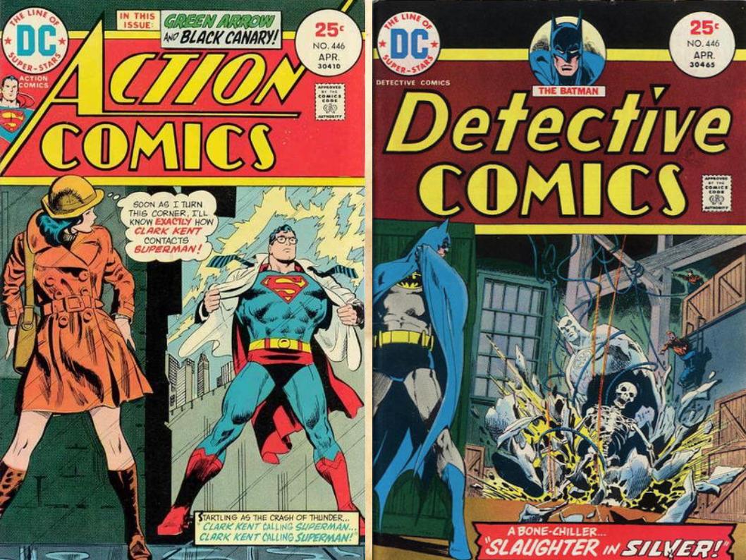 Dave's Comic Heroes Blog: When Did Action Comics Overtake Detective Comics