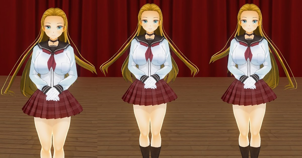 COM3D2 Mods: Sarafwa Long Kai (Back Hair)