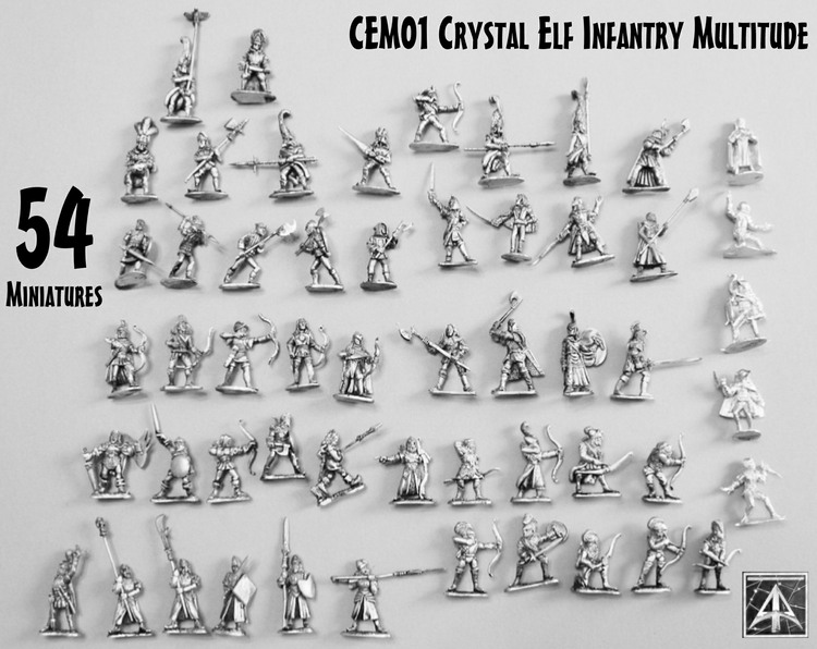Alternative Armies: Entire Crystal Elf Empire 28mm fantasy range released!