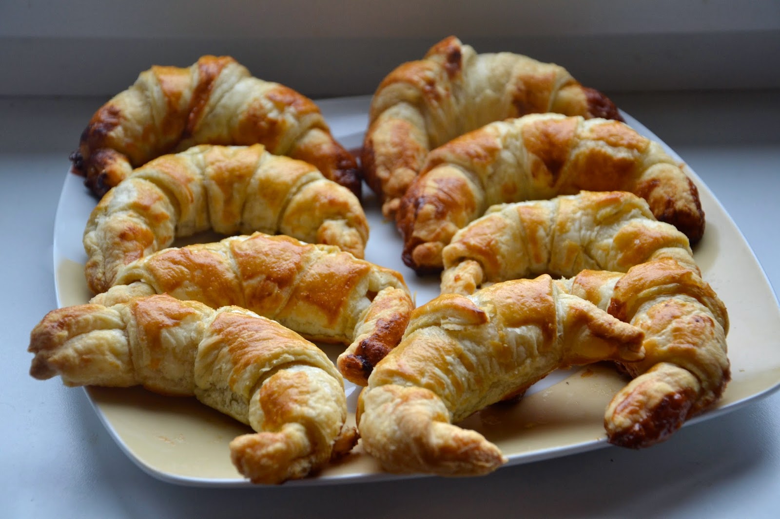 Chef Ruta: Kruasanai iš bemielės,sluoksniuotos tešlos su karamele ...