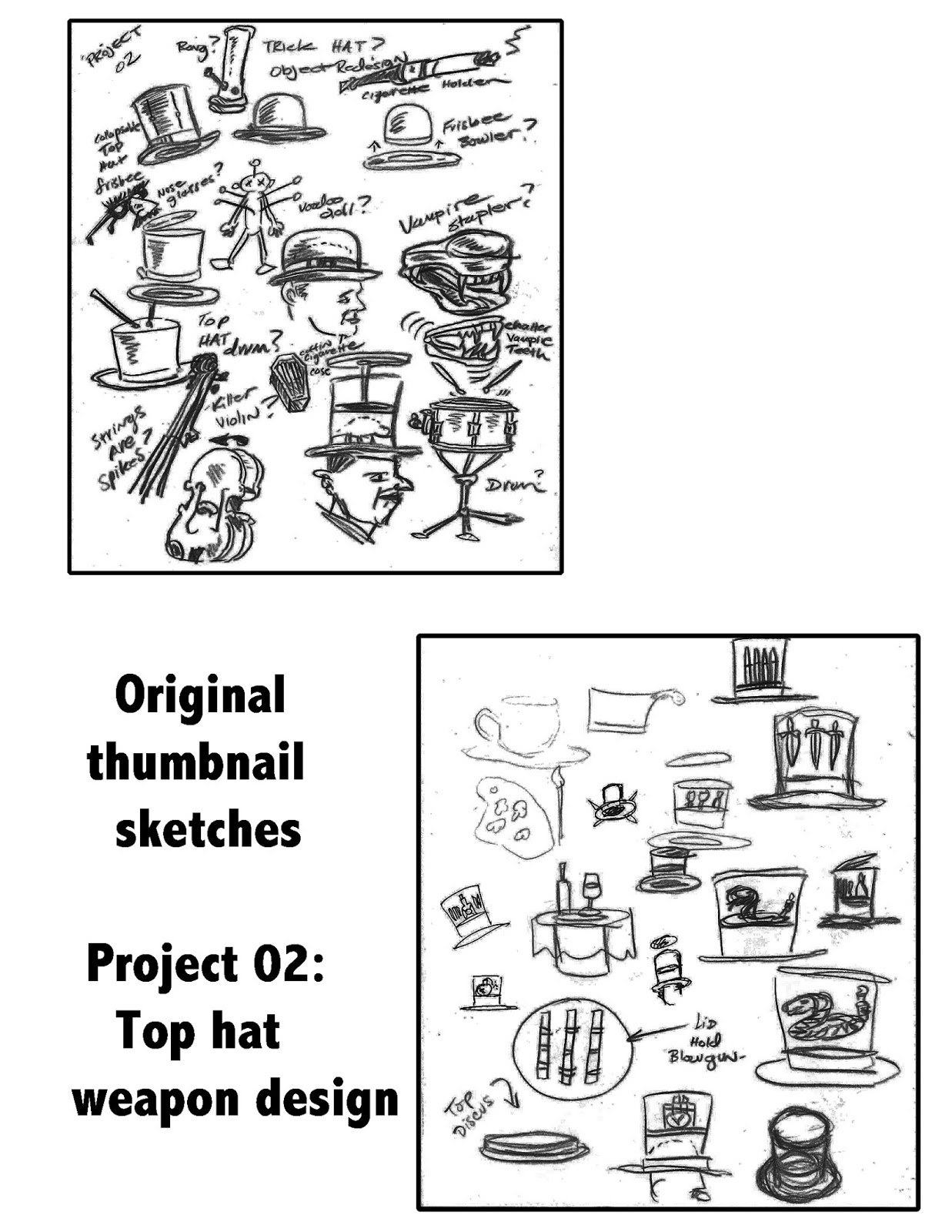 Dan West's Storyboarding Blog: Prop Top Hat Design