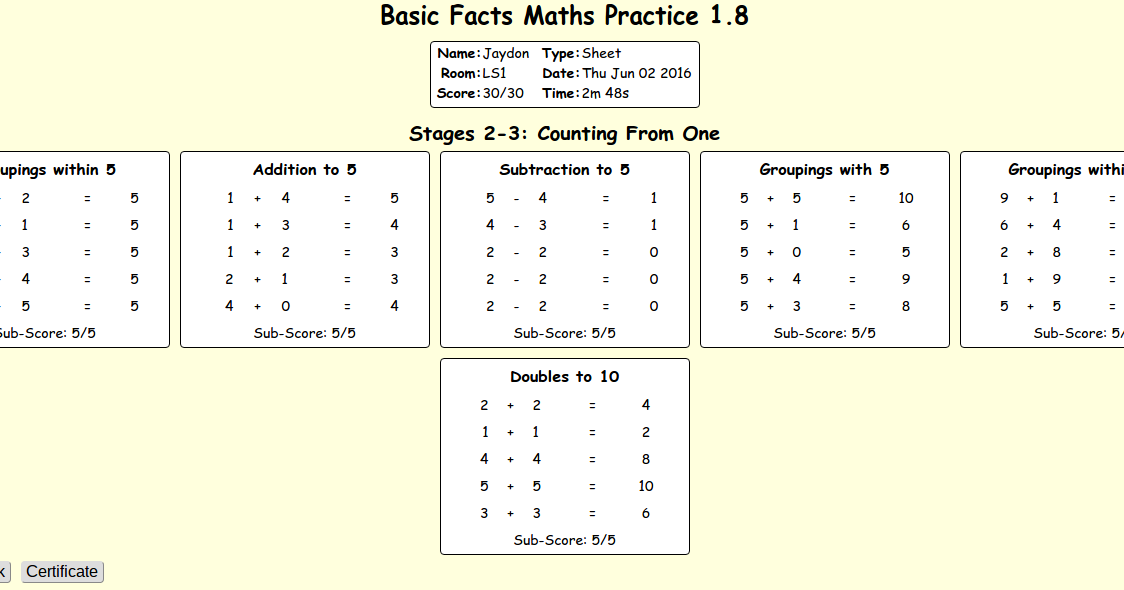 Jay-don @ Panmure Bridge School: Prototec Maths