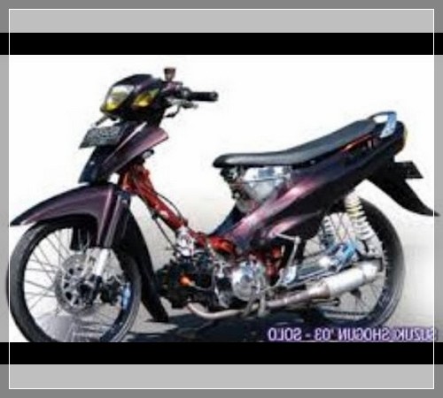 Gambar Modifikasi Shogun Kebo 110 Trail Road Race Ceper Terkeren 2020