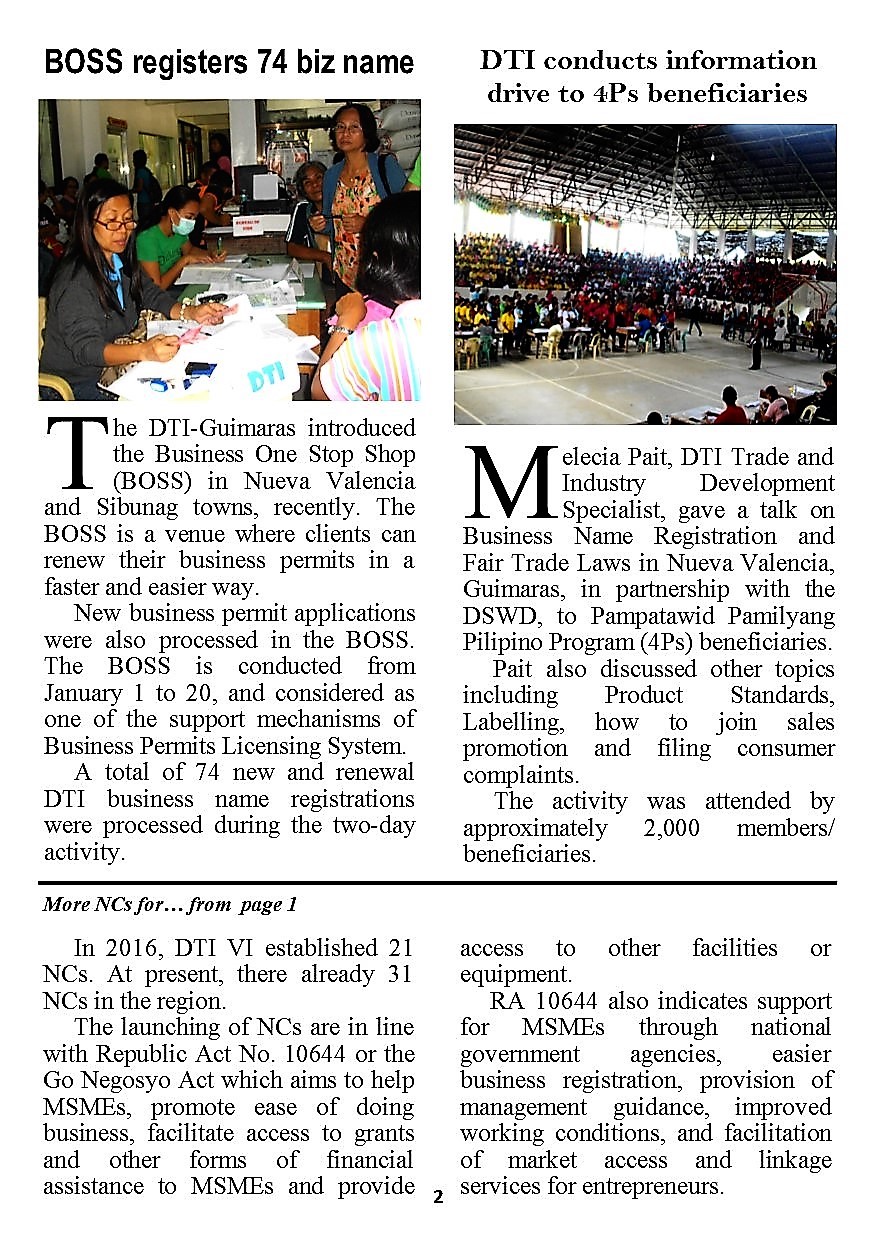 DTI VI News: DTI News Updates: January 2017