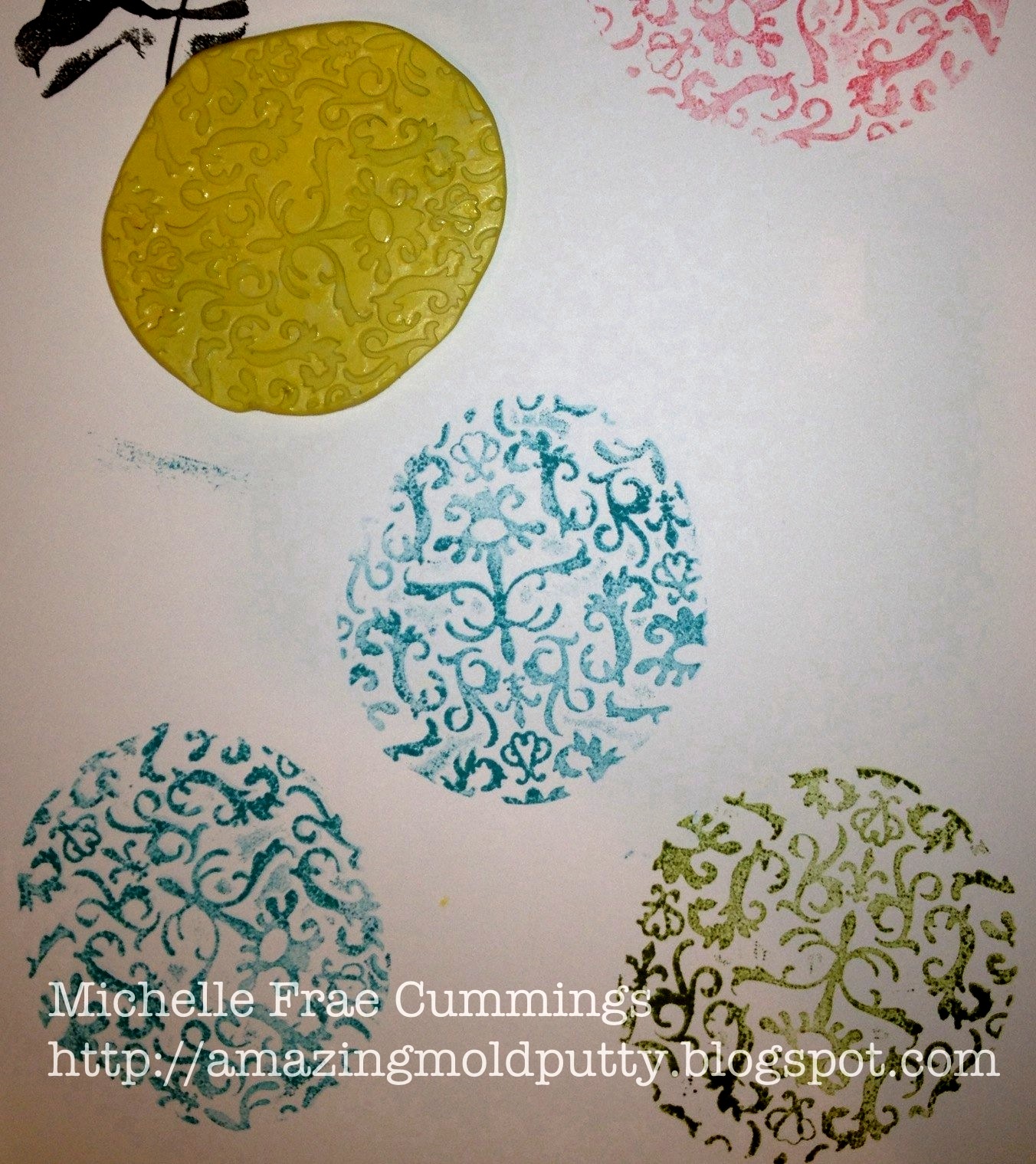 Faerie * Dust * Dreams: Making Rubber Stamps from Embossing Folders!