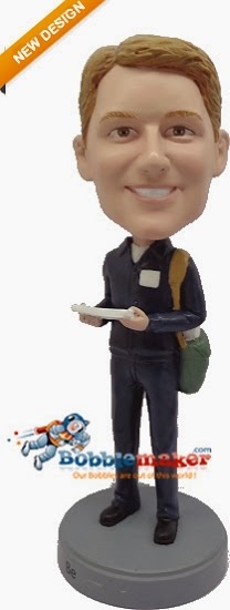 Custom Bobble head dolls: POSTMAN 2 CUSTOM BOBBLEHEAD DOLL
