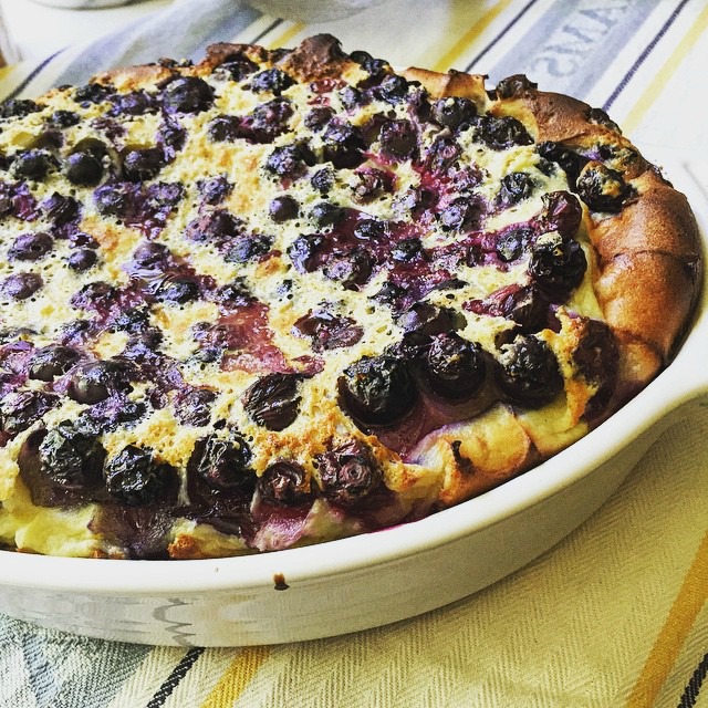 Blueberry Clafoutis