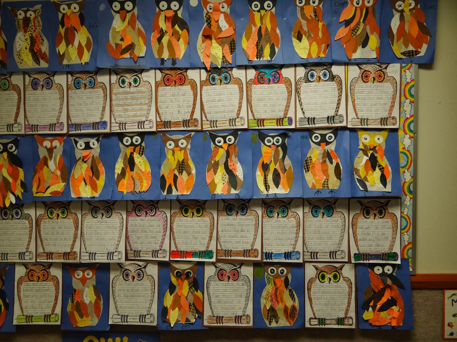 OWL ART – Patties Classroom