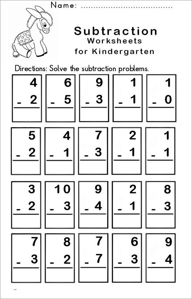 Kindergarten Maths Subtraction Worksheet For Kindergarten kindergarten-maths-subtraction-worksheet-for-kindergarten