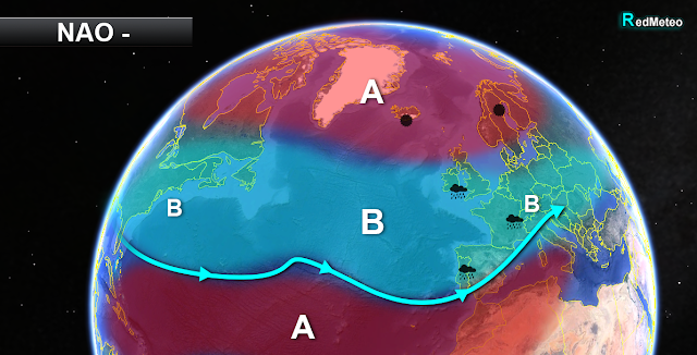 Redmeteo: ÍNDICE NAO: QUÉ É, E COMO AFECTA A EUROPA?