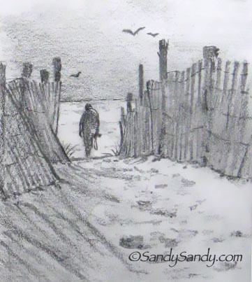 Dark Landscape Drawings Pencil