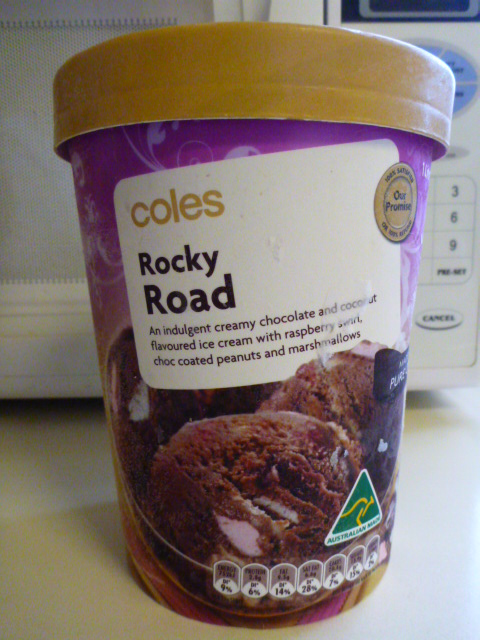 A doctor's journey ...: Surprisingly good ice-cream from Coles!