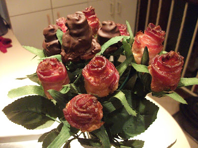 Jaunty Lisa: DIY: Bacon Roses
