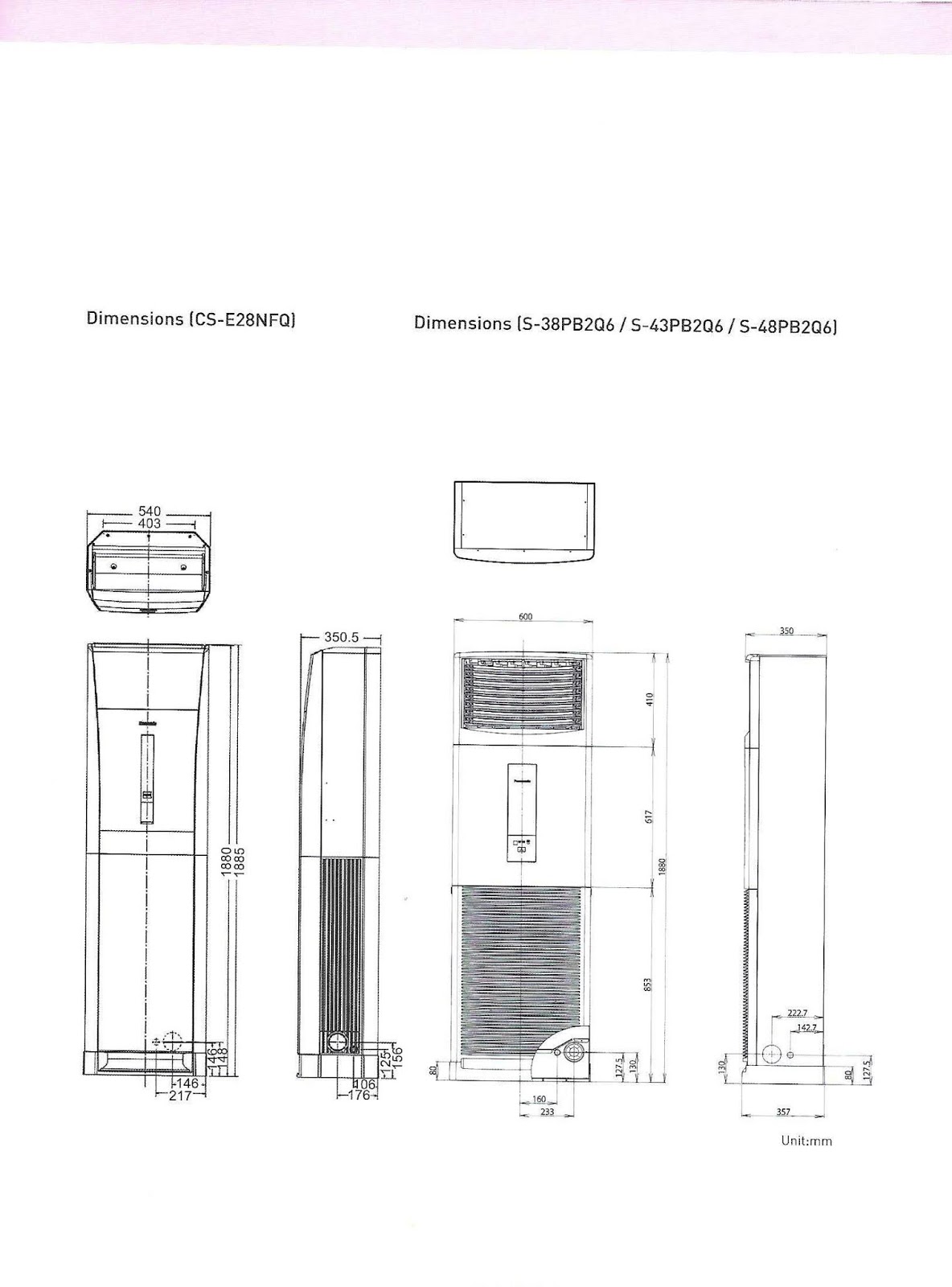 MaximaxSystems.com: PANASONIC SPLIT FLOOR AIRCON - INVERTER