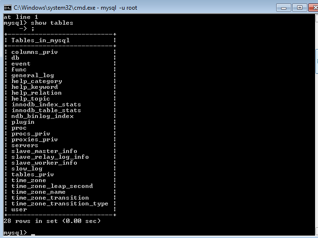 infotutoriales: Conectarse a MySql Por consola en windows