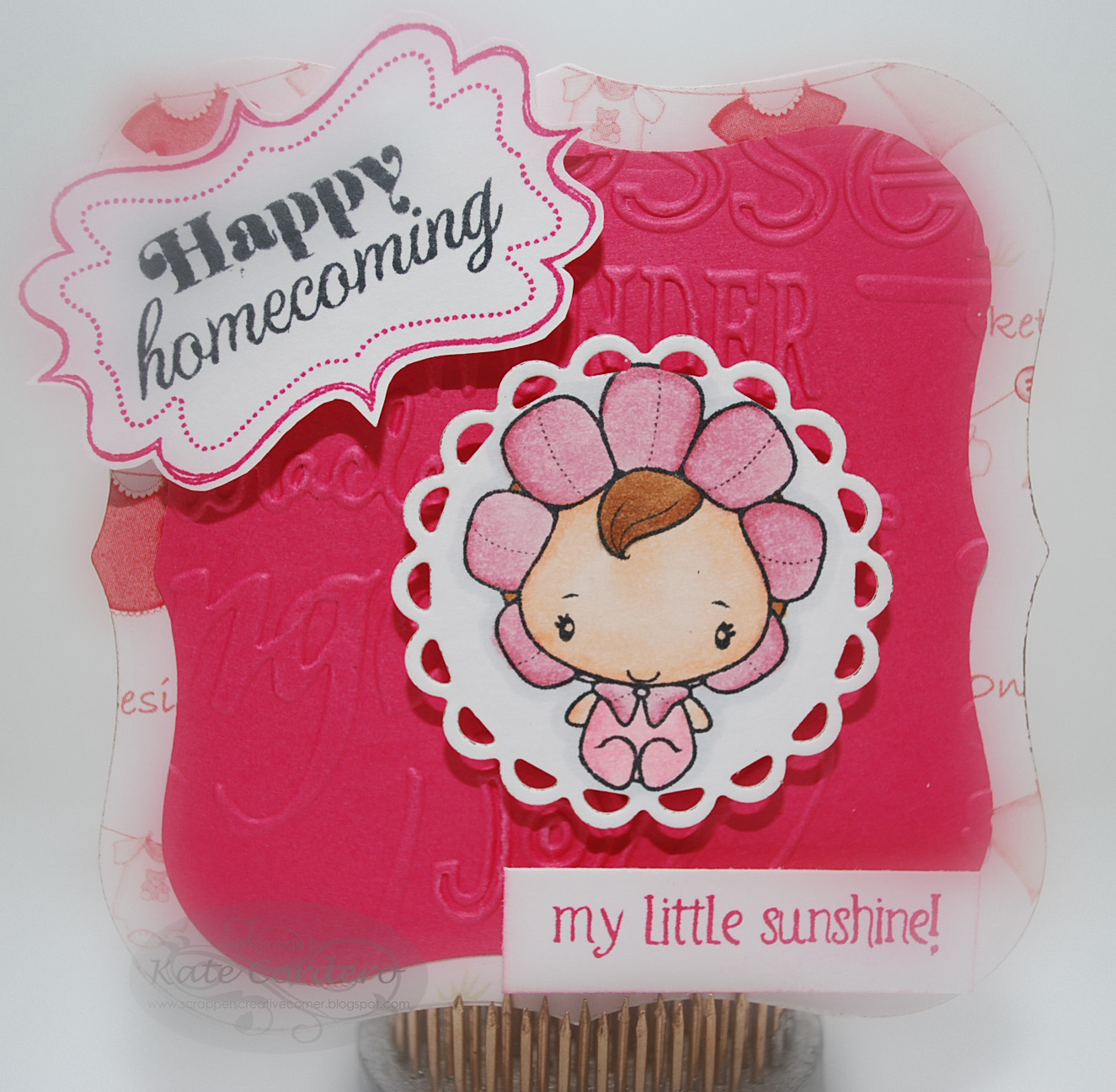 Scrappers Creative Corner: Navy Mom and Happy Homecoming Card