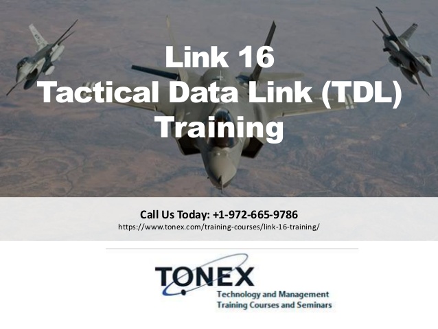 Link 16 Training, Courses, Tactical Data Link (TDL) Training